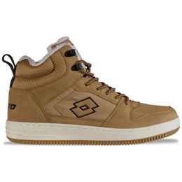 Lotto Herren Sneaker, Gr. 42, schwarz, Synthetik, Textil, mehrfarbig, Schuhe, - mit w&auml;rmendem Teddy-Futter