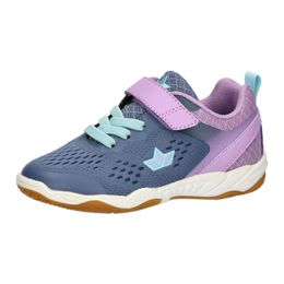 Lico M&auml;dchen Hallenschuh "Sportschuh Key VS", Gr. 37, grau, Synthetik, Schuhe