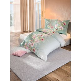 Bettw&auml;sche Kaeppel, bunt, Mako-Satin, 100% Baumwolle, Bettw&auml;sche