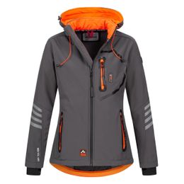 Arctic Seven Damen Softshelljacke "ASNicolia", orange, Gr. XS, Obermaterial: 96% Polyester, 4% Elasthan. Innenseite: 100% Polyester, Jacken,