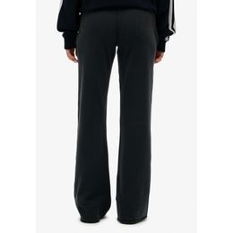 Superdry Damen Sweathose "ATHLETIC EMB FLARE JOGGER", blau, Gr. M, unifarben, Sweatware, Obermaterial: 100% Baumwolle, Hosen, Baumwolle, slim fit
