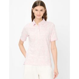 Poloshirt Brax "Style CLEO S", Damen, Gr. 36, rosa, 97% Baumwolle, 3% Elasthan, Shirts