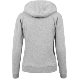 Urban Classics Damen Kapuzenpullover "Urban Classics Damen Ladies Hoody", grau, Gr. M, unifarben, 63% Baumwolle, 37% Polyester, Pullover