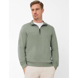 Brax Herren Strickpullover "Style SION"gr&uuml;n, Gr. XL, 82% Baumwolle, 18% Polyester, Pullover