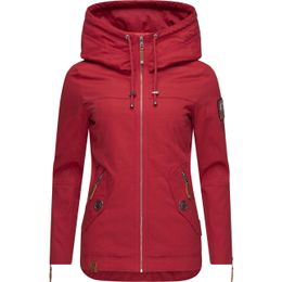 Navahoo Damen Outdoorjacke "Wekoo", rot, Gr. M, Oberstoff: 100% Baumwolle; Futter: 100% Polyester; &Auml;rmelfutter: 100% Polyester, Jacken, moderner