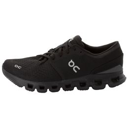On RUNNING Herren Sneaker "Cloud X 4", Gr. 42,5, schwarz, Textil, Schuhe