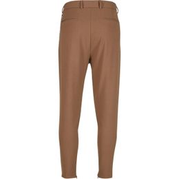 2Y Premium Herren Stoffhose "2Y Premium 2Y Cropped Pants"braun, Gr. 31, unifarben, 65% Polyester, 32% Baumwolle, 3% Elasthan, Hosen