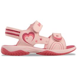 Lotto M&auml;dchen Sandale, Gr. 25, rosa, Synthetik, mehrfarbig, Schuhe, - mit weicher EVA Innensohle