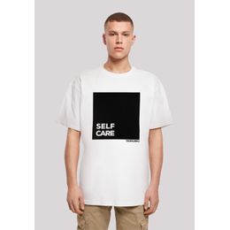 F4NT4STIC Herren T-Shirt "SELF CARE OVERSIZE TEE", wei&szlig;, Gr. L, Obermaterial: 100% Baumwolle, Shirts, Print