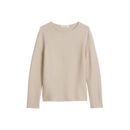 Marc O'Polo MARC O'POLO Damen Strickpulloverlinen beige, Gr. XS, Strick, Obermaterial: 100% Baumwolle, Pullover, slim fit aus softem Organic Cotton, mit