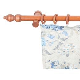 Gardinenstange SN DECO GROUP, L:180cm, braun, Holzwerkstoff, Gardinenstangen, "Filigrano", 28 mm, Holz, verschiedene L&auml;ngen und Farben, Komplettset