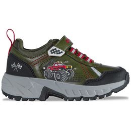 Lotto Kinder Sneaker, Gr. 27, gr&uuml;n, Synthetik, Textil, mehrfarbig, Schuhe, - mit Blinklichtern
