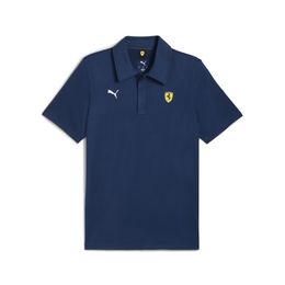 Puma Herren Poloshirt "Scuderia Ferrari Sportswear CLOUDSPUN Poloshirt Herren", blau, Gr. XXL, clean, Obermaterial: 93% Polyester, 7% Elasthan, Shirts