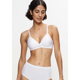Triumph Damen B&uuml;gelloser BH "Soft Sensation P X", Gr. 75, wei&szlig;, Microtouch, Obermaterial: 47% Polyamid, 38% Polyester, 15% Elasthan, BHs, leicht und