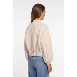 Rino & Pelle RINO & PELLE Damen Blouson "NOON"birch, Gr. 46, unifarben, Satin, Obermaterial: 78% Viskose, 15% Polyamid, 7% Elasthan. Futter: 100% Polyester,