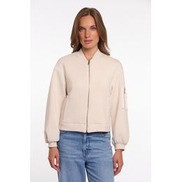 Rino & Pelle RINO & PELLE Damen Blouson "NOON"birch, Gr. 36, unifarben, Satin, Obermaterial: 78% Viskose, 15% Polyamid, 7% Elasthan. Futter: 100% Polyester,