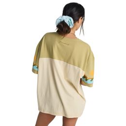 Billabong Damen T-Shirt "Split Palm"sulfur, Gr. XS, Obermaterial: 100% Baumwolle., Shirts