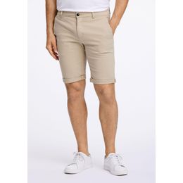 LINDBERGH Herren Chinoshorts "Chino-Shorts Slim Fit", beige, Gr. XL, unifarben, Obermaterial: 98% Baumwolle, 2% Elasthan, Hosen