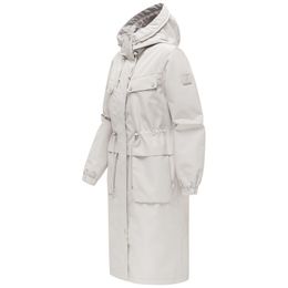 Navahoo Damen Langmantel "Kirschwind 14"grau, Gr. XXXL, Obermaterial: 100% Polyester. Innenfutter: 100% Polyester. &Auml;rmelfutter: 100% Polyester,