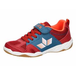 Lico M&auml;dchen Hallenschuh "Sportschuh Sport VS", Gr. 38, rot, Synthetik, Schuhe