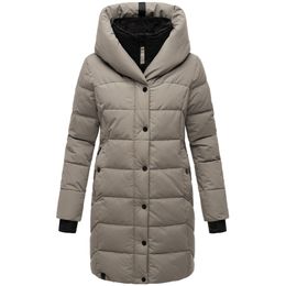 Navahoo Damen Steppmantel "Knutschilein", grau, Gr. XXXL, Obermaterial: 100% Polyester. Innenfutter: 100% Polyester. Wattierung: 100% Polyester.