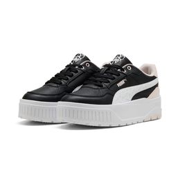 Puma Damen Sneaker "Karmen II Idol With Love Sneakers Damen", Gr. 35,5schwarz, wei&szlig; jasmine flower pink, Obermaterial: Synthetik, Textil. Futter: