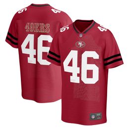 Fanatics Herren Footballtrikot "Fanatics Trikot San Francisco 49ers Core Foundation Jersey", rot, Gr. XL, 100% Polyester, Trikots