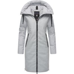 Ragwear Damen Wintermantel "Jumana", grau, Gr. XXL, Obermaterial: 100% Polyester. Futter: 100% Polyester. Wattierung: 100% Polyester, M&auml;ntel, Damen