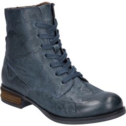 Josef Seibel Damen Stiefelette "Sanja 01, azur", Gr. 38, blau, Obermaterial: 100% Rindsleder Leather cow., Schuhe