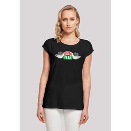 F4NT4STIC Damen T-Shirt "'FRIENDS TV Serie Central Perk BLK'", schwarz, Gr. XS, Obermaterial: 100% Baumwolle, Shirts, Print
