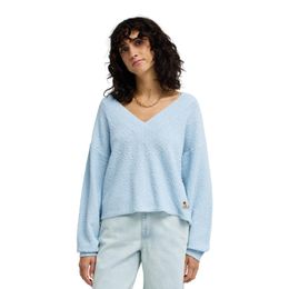 Billabong Damen Sweatshirt "Cozy"misty blau, Gr. L, Obermaterial: 50% Microfaser, 33% Walkfrottier, 16% Nylon, 1% Elasthan;, Sweatshirts