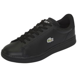 Lacoste Herren Sneaker "Lacoste CARNABY", Gr. 42,5, schwarz, Leder, Schuhe