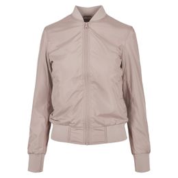Allwetterjacke Urban Classics "Urban Classics Damen Ladies Light Bomber Jacket", Damen, Gr. 5XL, duskrose, 100% Polyester, unifarben, normal, Rundhals, Jacken