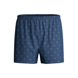Calida Herren Boxershorts "Prints", Gr. Lschwarz denim, Single Jersey, Obermaterial: 100% Baumwolle, Unterhosen, ohne Eingriff, lockere Passform, in