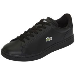 Lacoste Herren Sneaker "Lacoste CARNABY", Gr. 41, schwarz, Leder, Schuhe