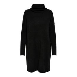 Only Damen Strickkleid "ONLJANA L/S COWLNCK DRESS", schwarz, Gr. XL, unifarben, Rippstrick, Obermaterial: 62% Polyacryl, 15% Nylon, 13% Polyester, 7%