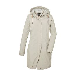 G.I.G.A. by Killtec Damen Softshellparka "GS 16 WMN SFTSHLL PRK", grau, Gr. 46, G.I.G.A. DX BY KILLTEC, Oberstoff: Oberseite: 100% Polyester (recycelt), R&uuml;ckseite: 100%