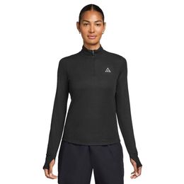 Nike Trail Dri-Fit Half-Zip Midlayer Bekleidung Damen schwarz