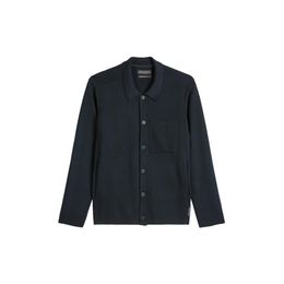 Marc O'Polo MARC O'POLO Herren Cardigan "aus reiner Bio-Baumwolle"schwarz navy, Gr. XXXL, unifarben, Obermaterial: 100% Baumwolle, Strickjacken