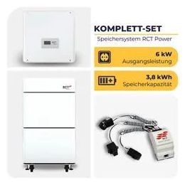 RCT POWER Storage DC Hybrid-Wechselrichter mit RCT POWER Battery | Hochvolt-Speichersystem | 3-phasig | 3,8 kW | 6 kWh