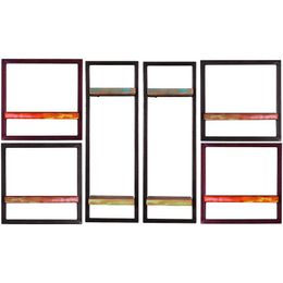 Sit Wandregal &raquo;Riverboat&laquo; Set bunt B/H/T: 135cm x 75cm x 25cm