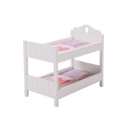Roba Puppenbett &raquo;Fienchen - Wei&szlig;-Lila&laquo; lila Einheitsgr&ouml;&szlig;e Puppenbett