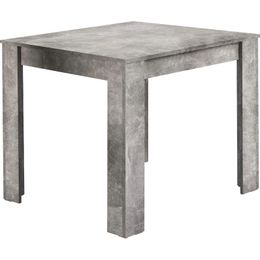 ByLiving Esstisch &raquo;Nepal&laquo;, Breite 80/ 90/ 120 oder 140 cm, verschiedene Ausf&uuml;hrungen erh&auml;ltlich grau B/H/T: 80cm x 75cm x 80cm