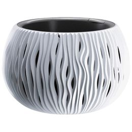 Prosperplast Pflanzk&uuml;bel &raquo;Sandy Bowl&laquo; &Oslash;xH: 29x19 cm wei&szlig; Kunststoff &Oslash; 29cm