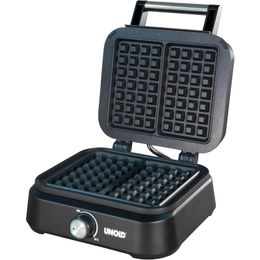 Unold Elektro Waffeleisen &raquo;48275&laquo; 1500 W Belgisches Waffeleisen Br&uuml;ssel schwarz Einheitsgr&ouml;&szlig;e