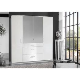wimex Kleiderschrank &raquo;Clack&laquo; wei&szlig; B/H/T: 180cm,mit Spiegel