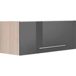 Optifit Klapph&auml;ngeschrank &raquo;Bern&laquo; Breite 90 cm, 1 Klappe, mit Metallgriff grau