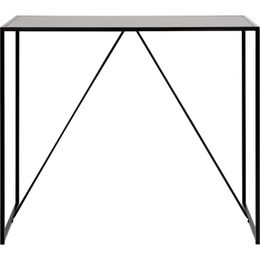 ACTONA GROUP Bartisch mit schmalem Metallfu&szlig;, Breite 120 cm, in weiteren Variationen schwarz B/H/T: 120cm x 105cm x 60cm