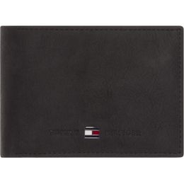 Tommy Hilfiger Herren Geldb&ouml;rse &raquo;JOHNSON MINI CC FLAP COIN POCKET&laquo; aus hochwertigem Leder schwarz