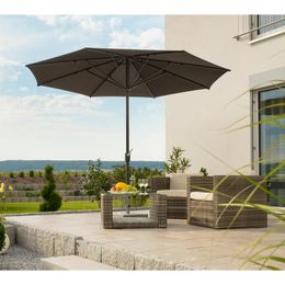 Schneider Schirme Sonnenschirm &raquo;Korsika&laquo; ohne Schirmst&auml;nder braun Obermaterial: 100% Polyester Einheitsgr&ouml;&szlig;e